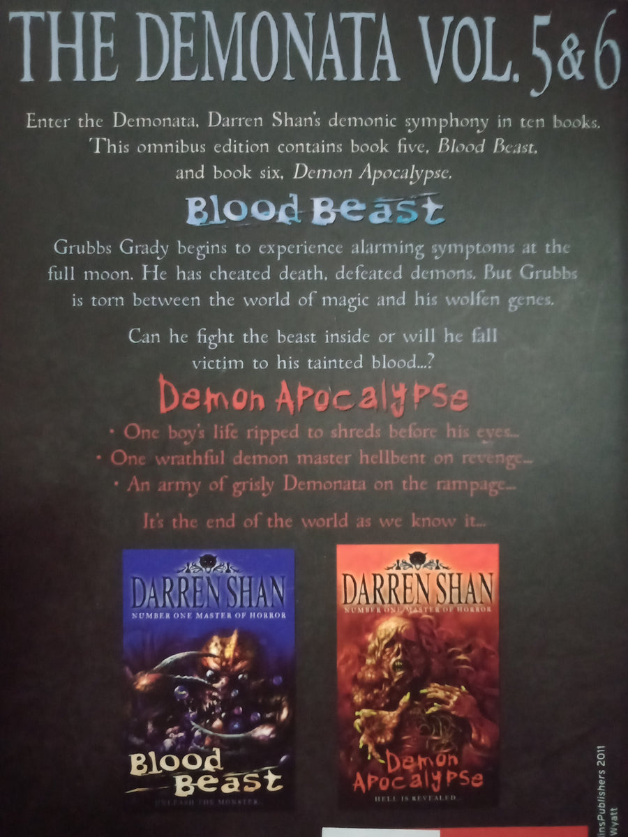 Blood Beast & Demon Apocalypse by Darren Shan – Books for Less Online Bookstore
