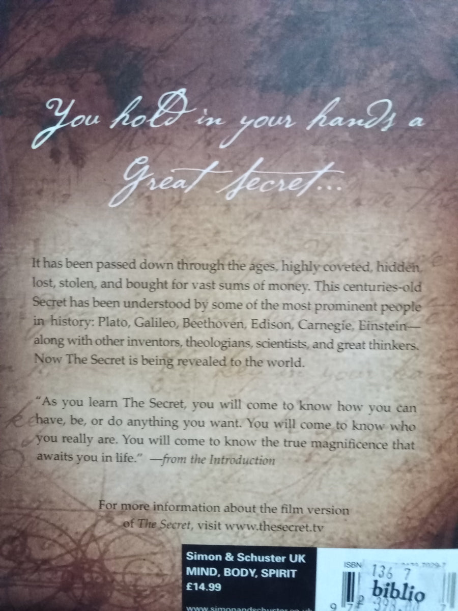 The secret By Rhonda Byrne – Books for Less Online Bookstore