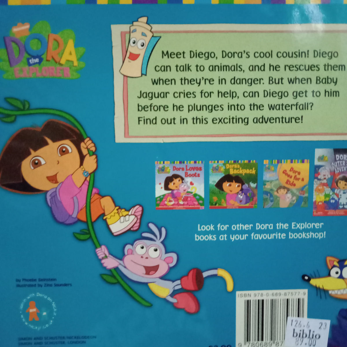 Dora The Explorer: Meet Diego by Leslie Valdes WS – Books for Less ...