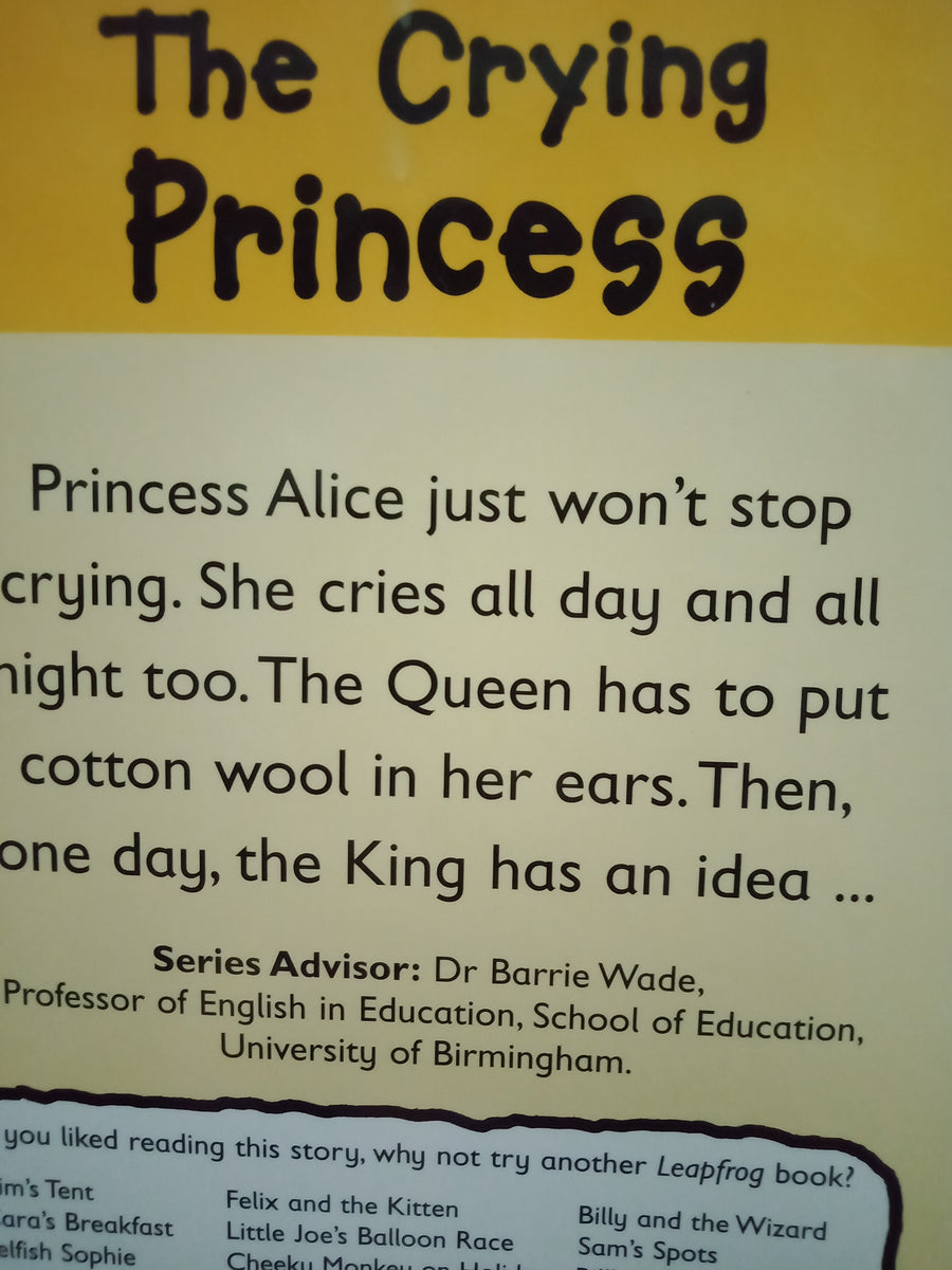 The Crying Princess by Anne Cassidy – Books for Less Online Bookstore